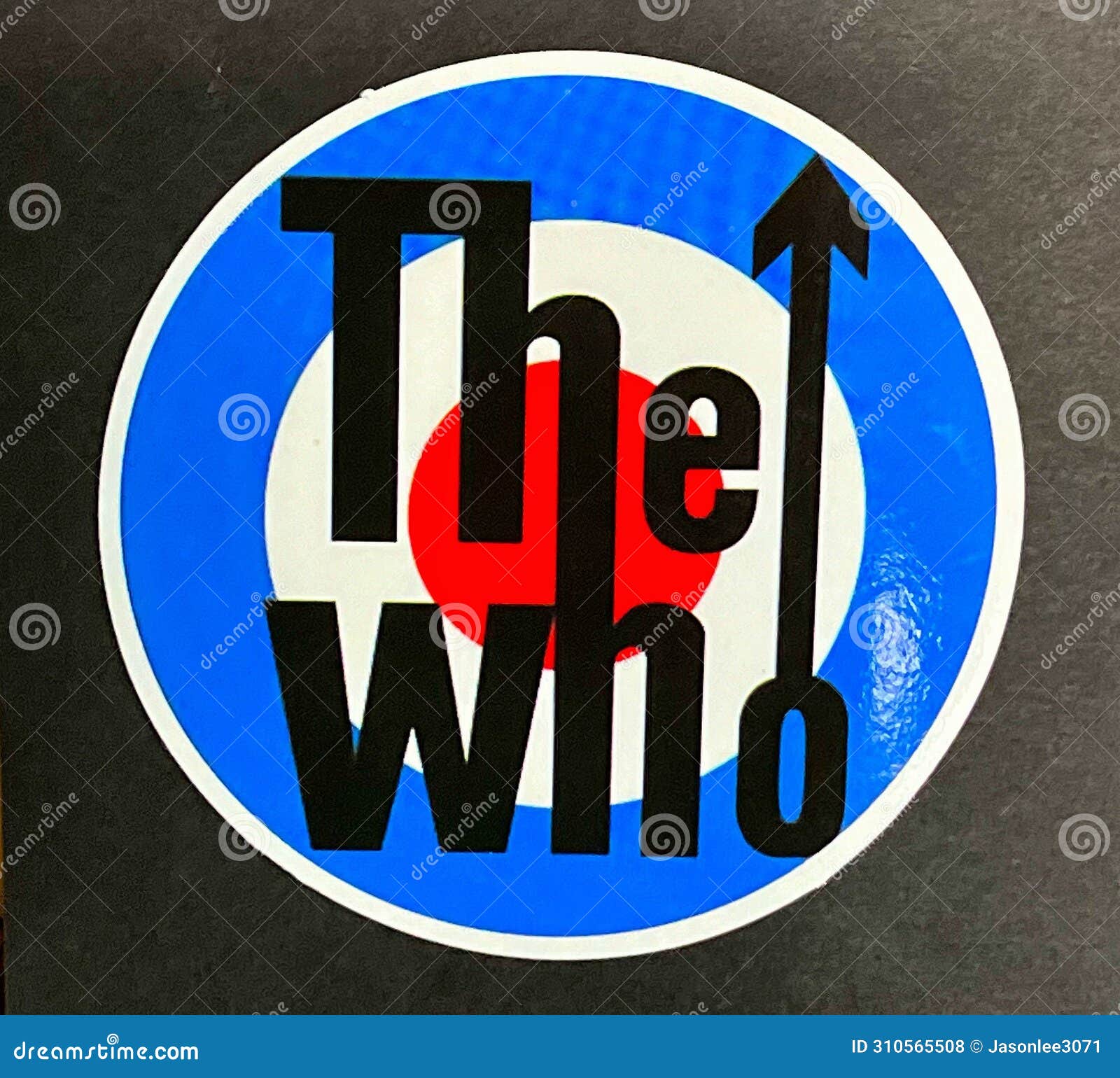 The Who sticker editorial stock photo. Image of round - 310565508