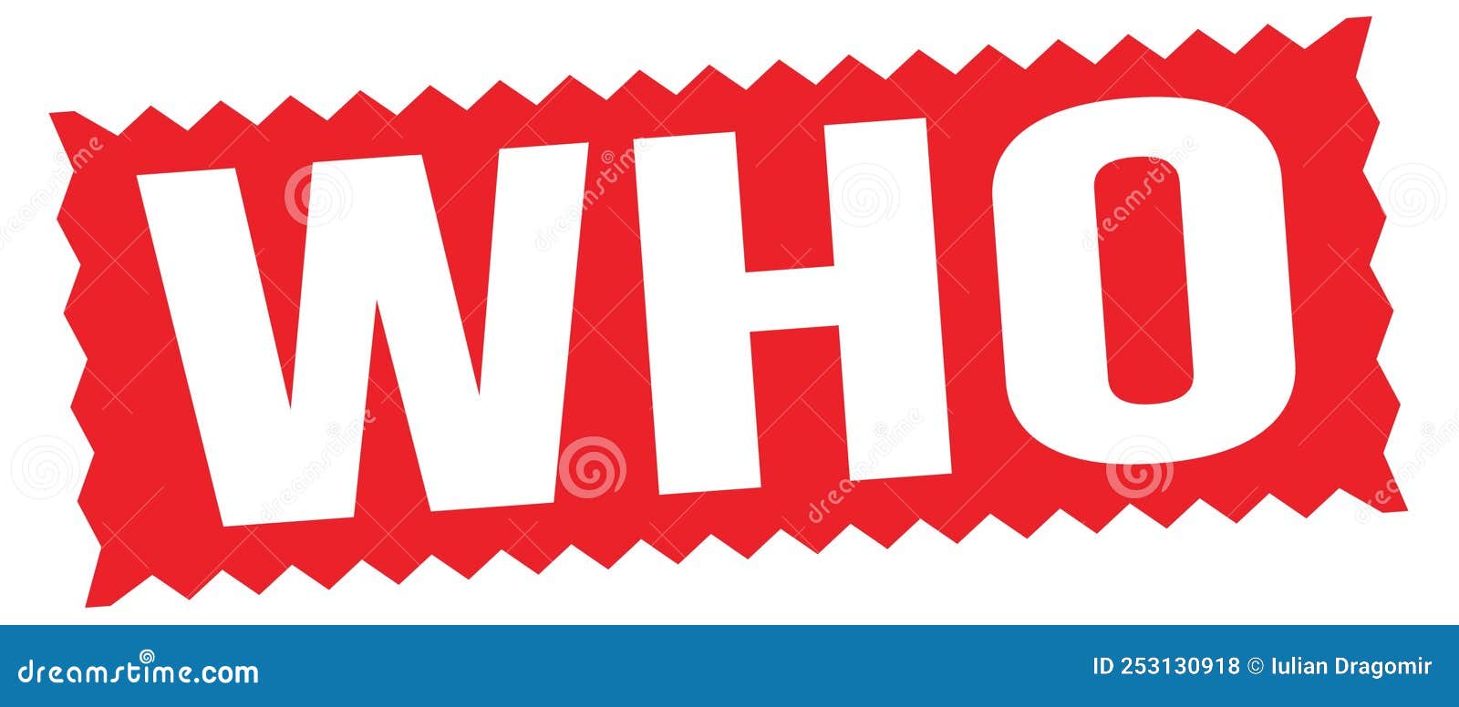 WHO Text Written on Red Stamp Sign Stock Illustration - Illustration of ...