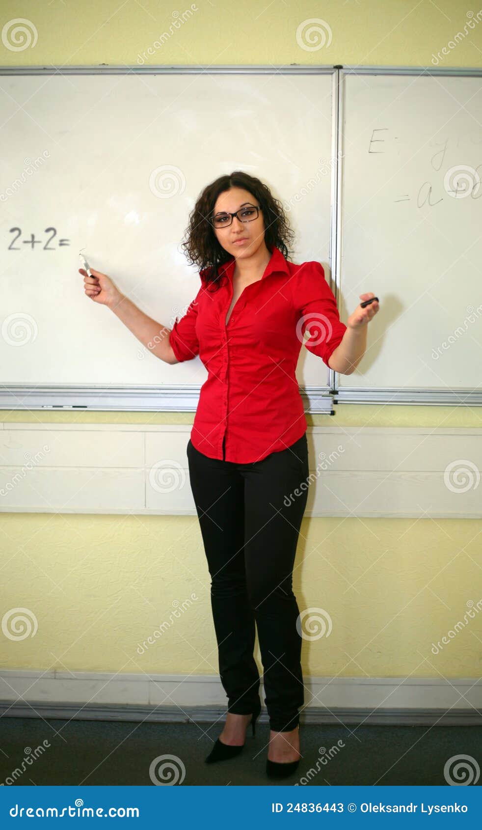 Who Will Give the Correct Answer? Stock Image - Image of university ...