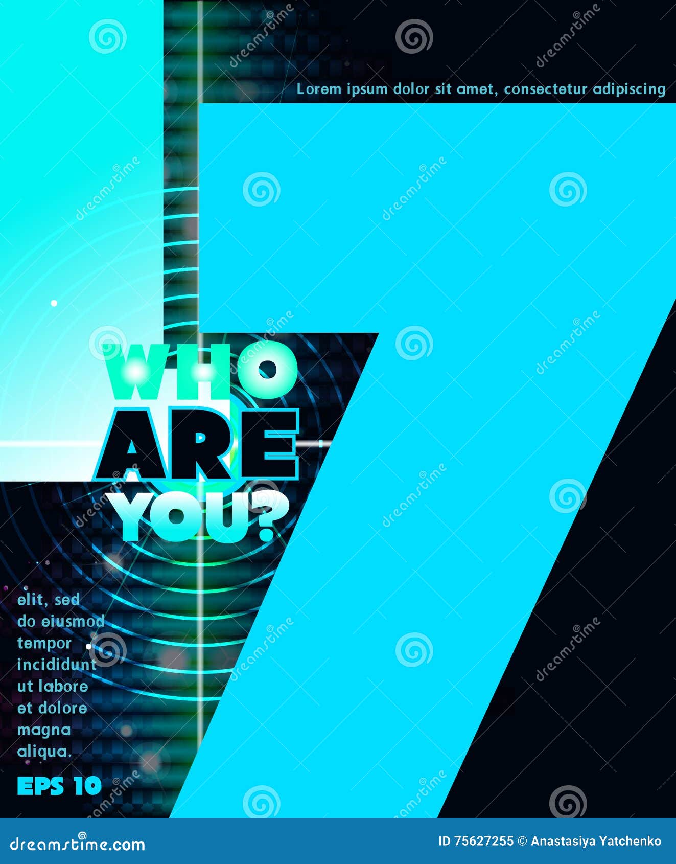 Who are You? Lettering Design Stock Vector - Illustration of film ...
