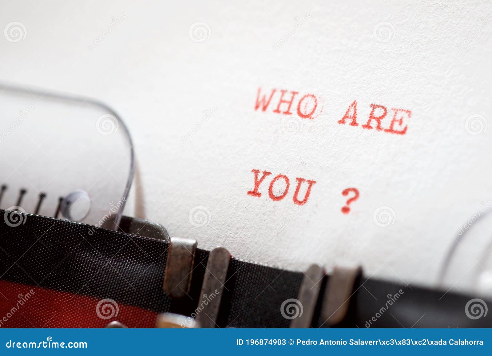 Who are you question stock image. Image of quote, idea - 196874903