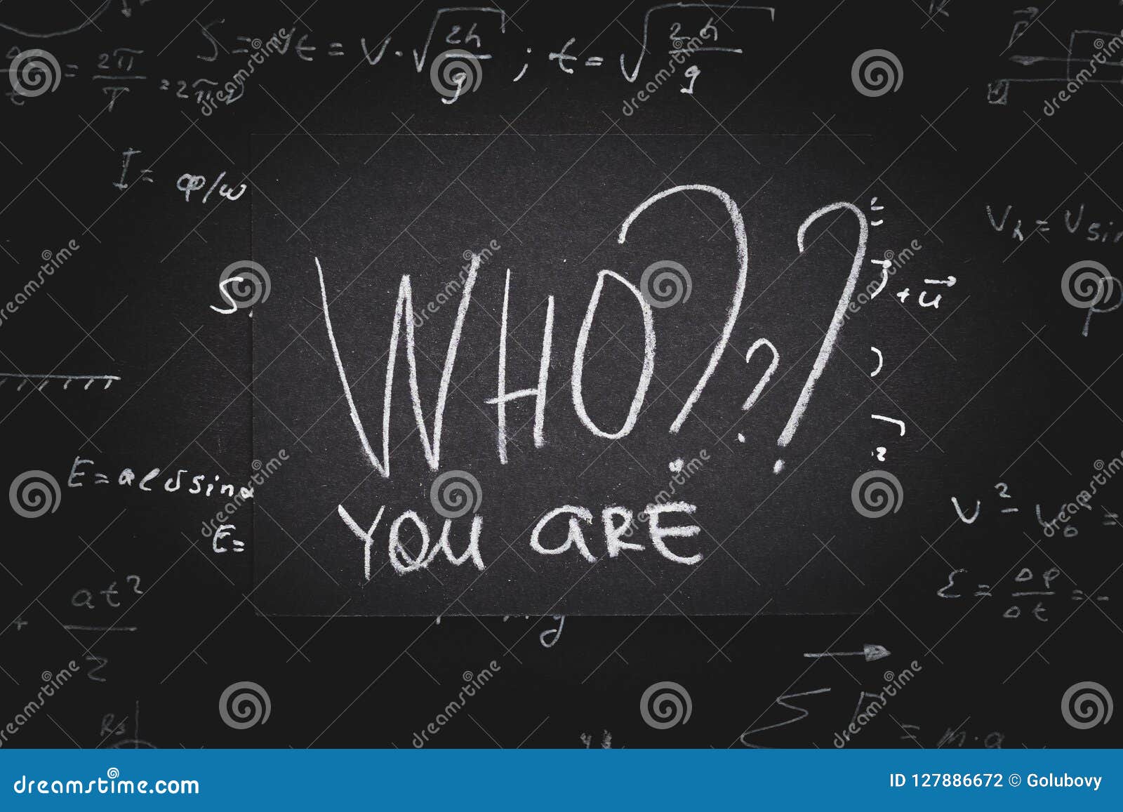 Who You Self Identification Introspection Analysis Stock Photo - Image ...