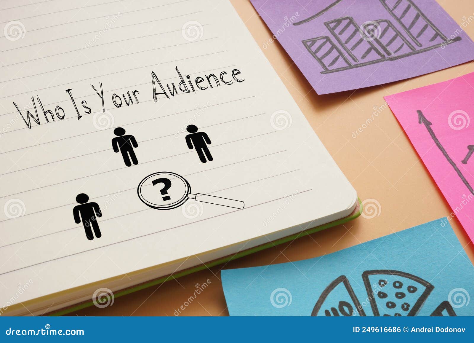 Who is Your Audience is Shown Using the Text Stock Photo - Image of ...