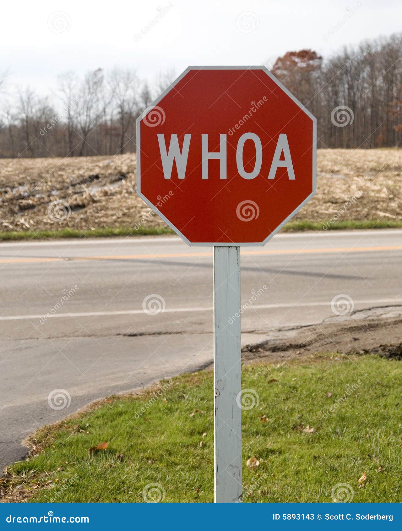 Whoa stop sign stock image. Image of road, traffic, signage - 5893143