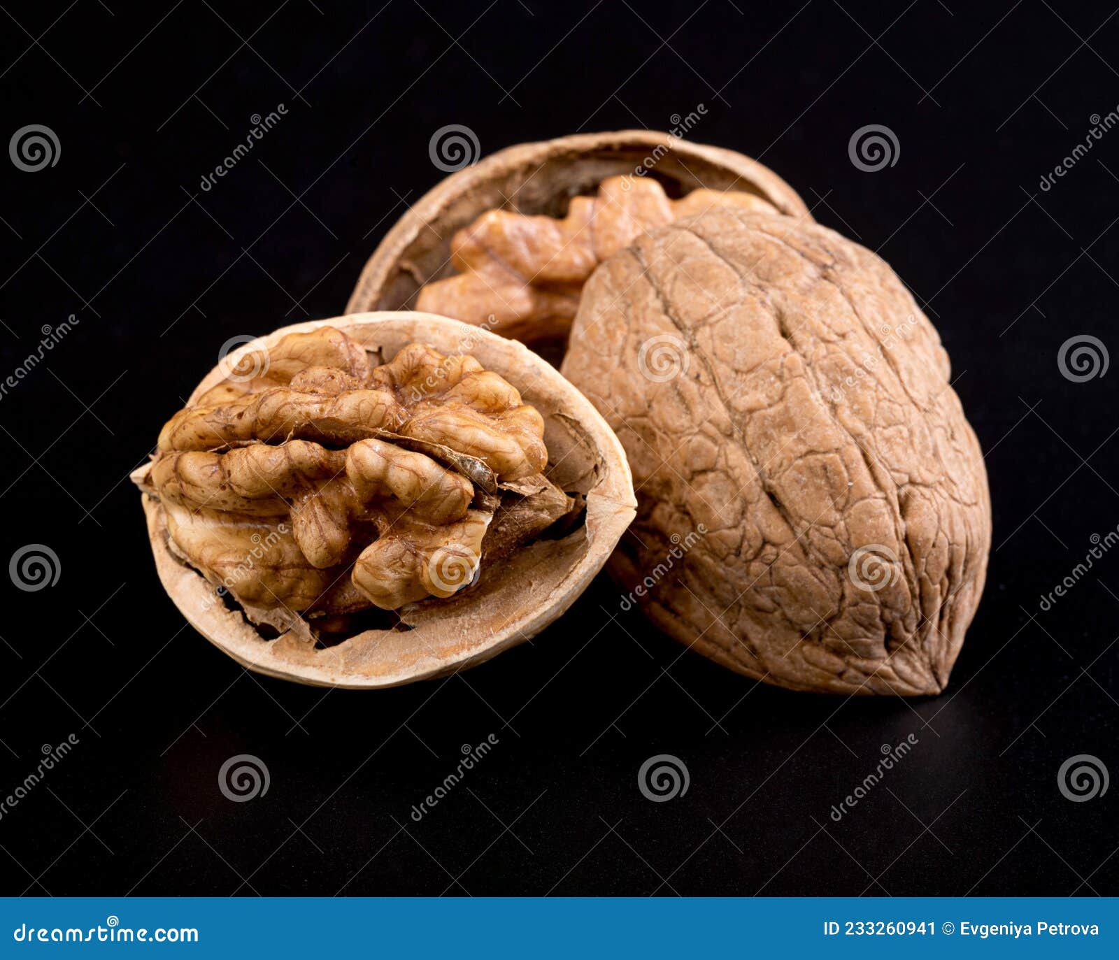 Walnut Shell Half