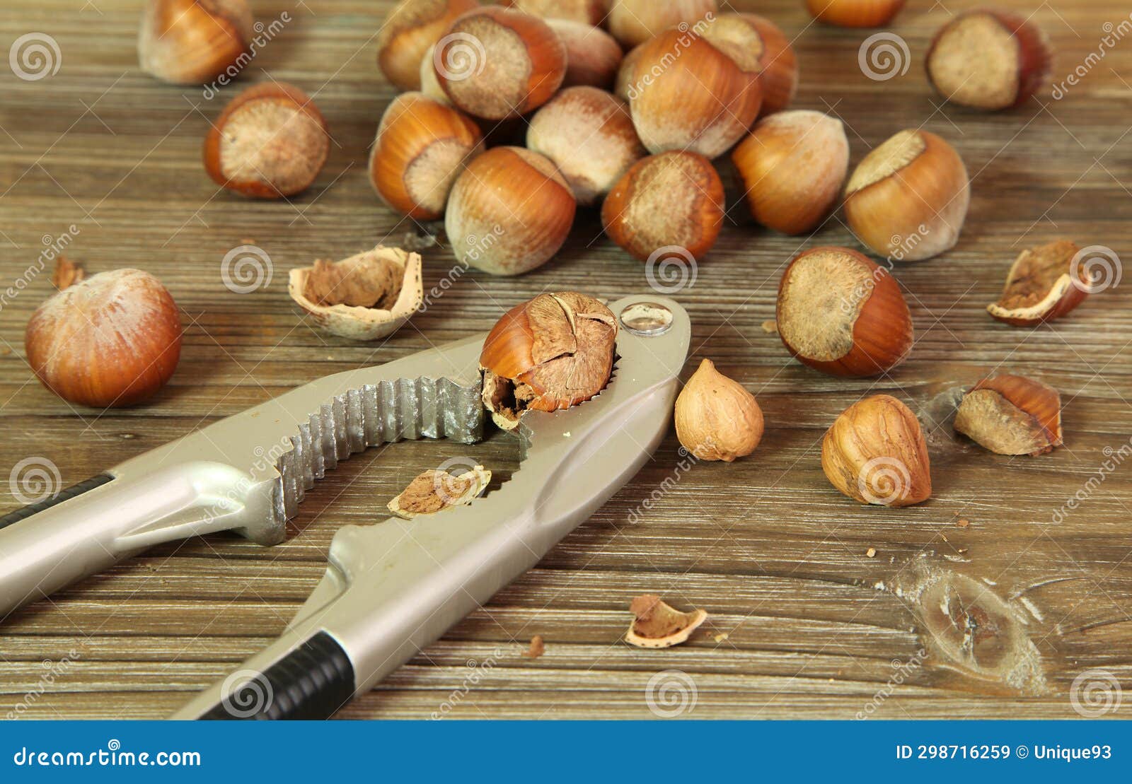 Whole and Broken Nuts on a Table Stock Image - Image of nutrition ...