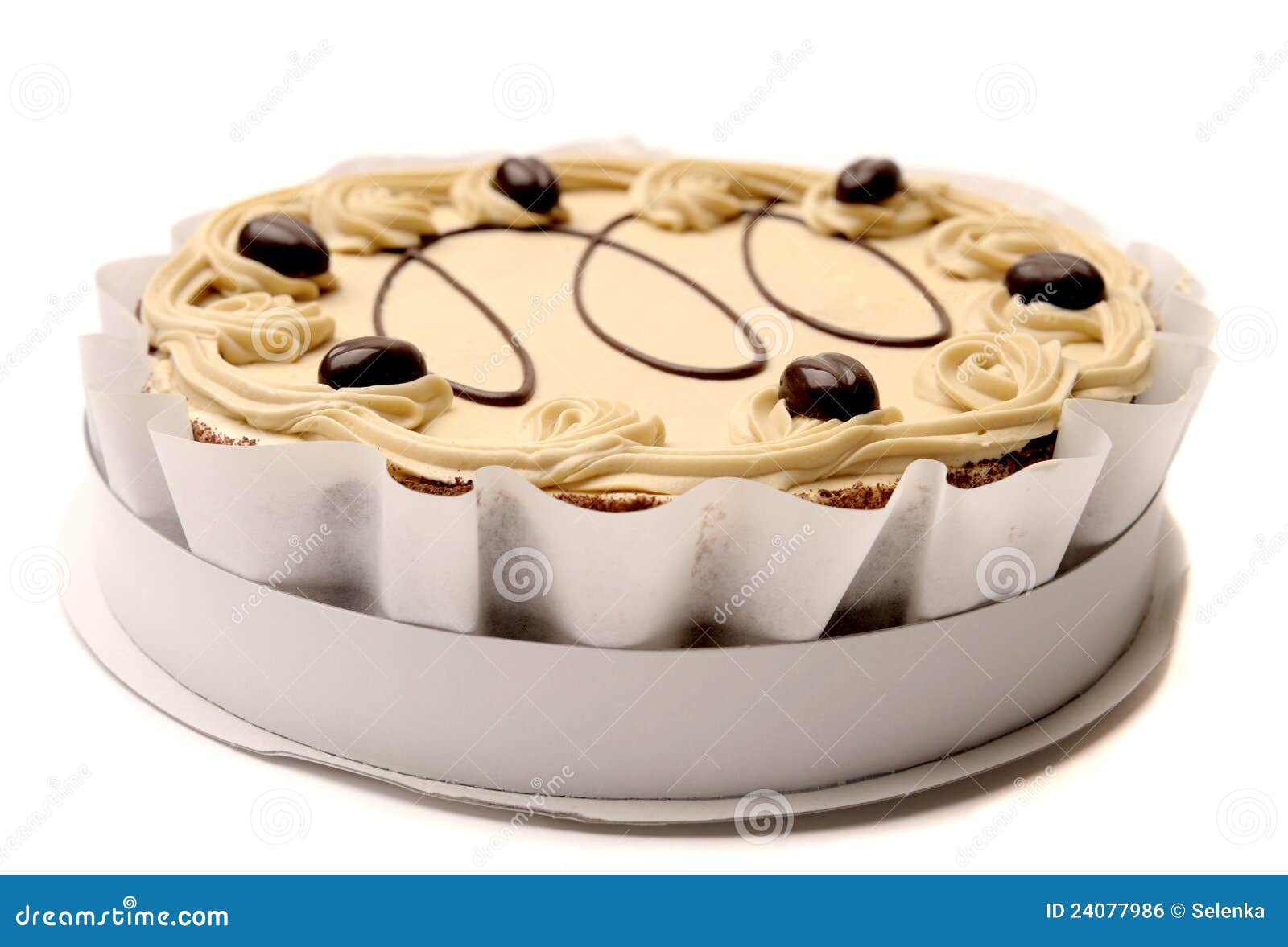 Whole cake. stock photo. Image of biscuit, cream, celebration - 24077986