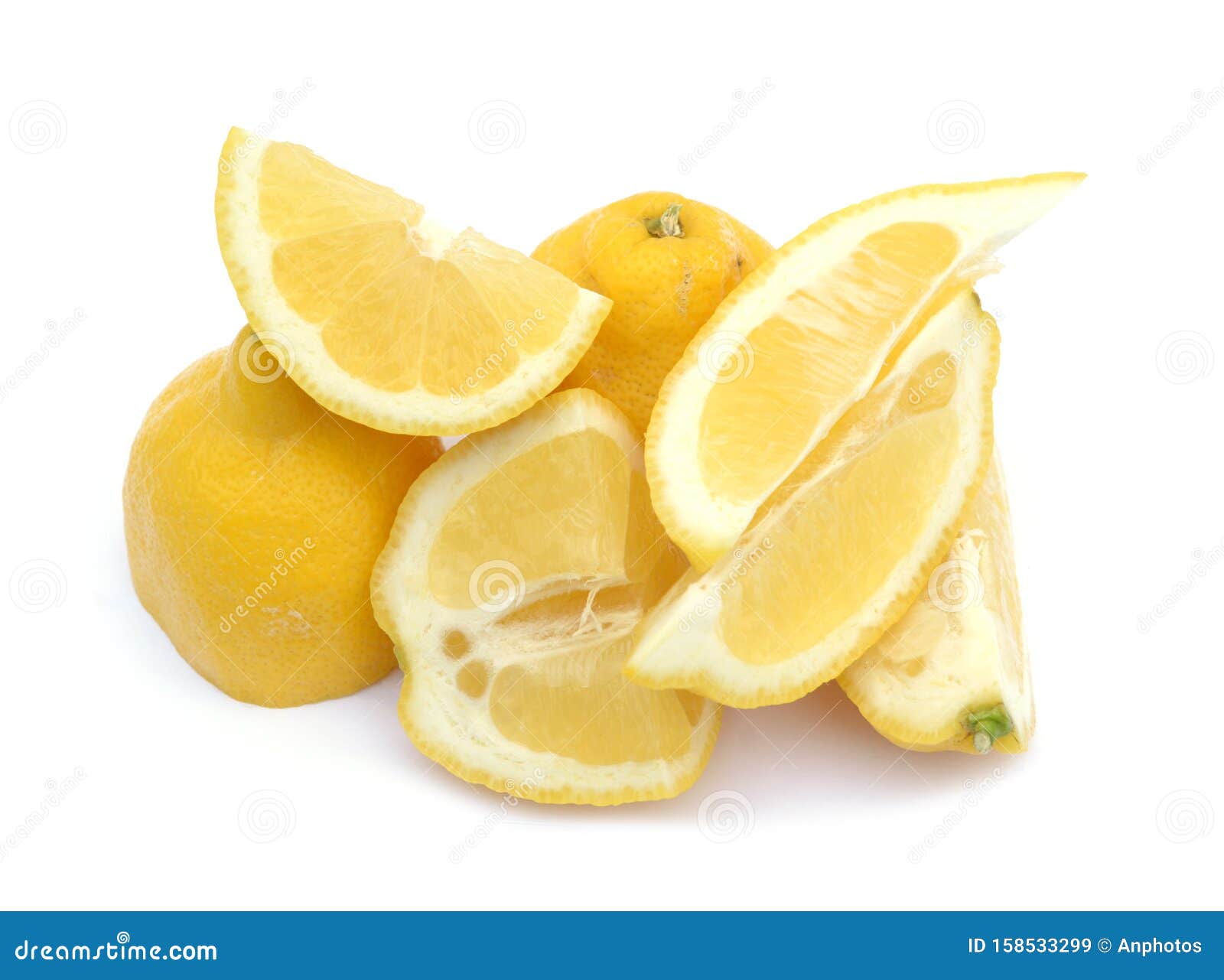 Chopped lemon stock image. Image of pattern, fresh, organic - 158533299