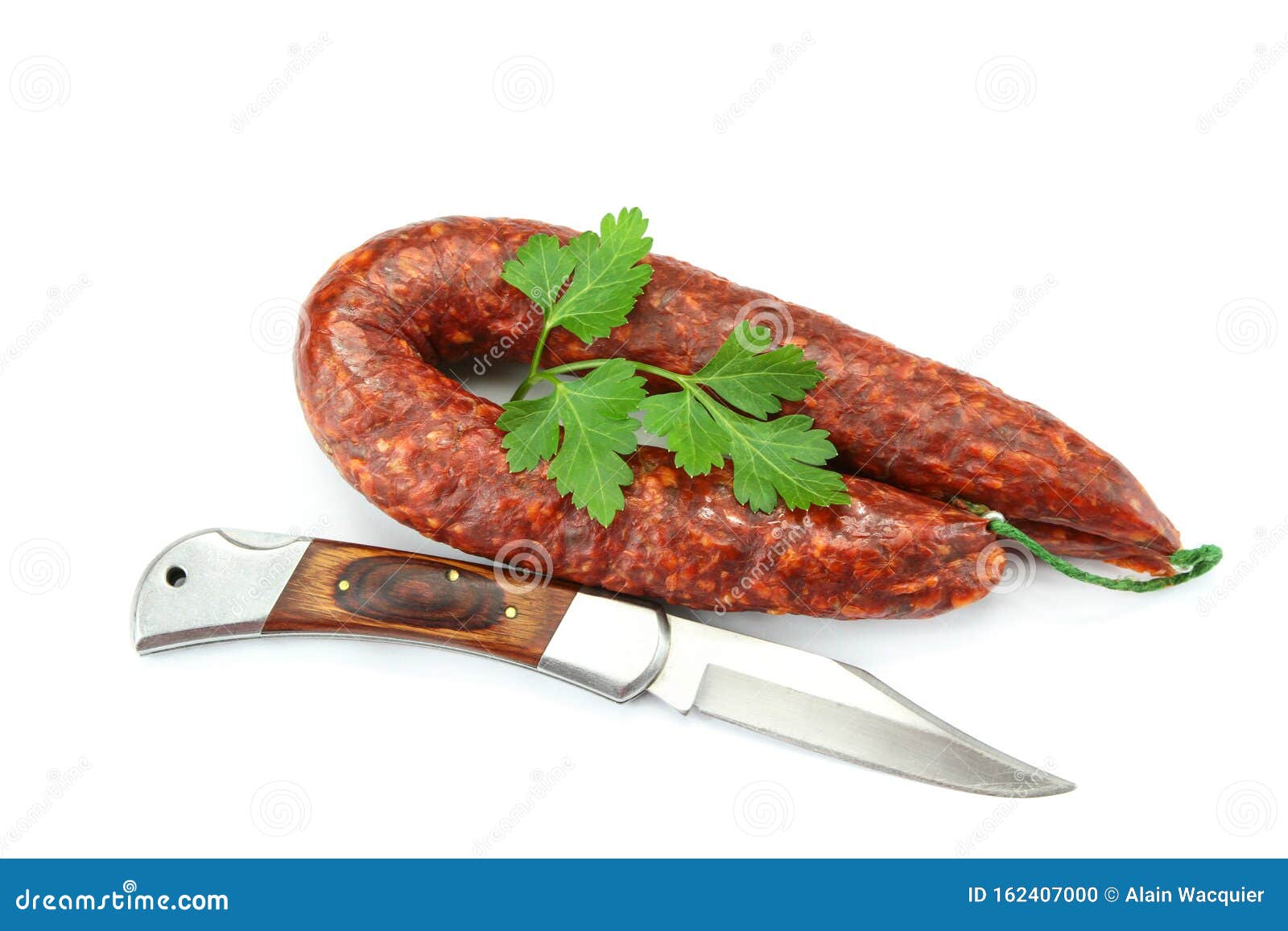 Whole chorizo stock photo. Image of spicy, food, breakfast - 162407000