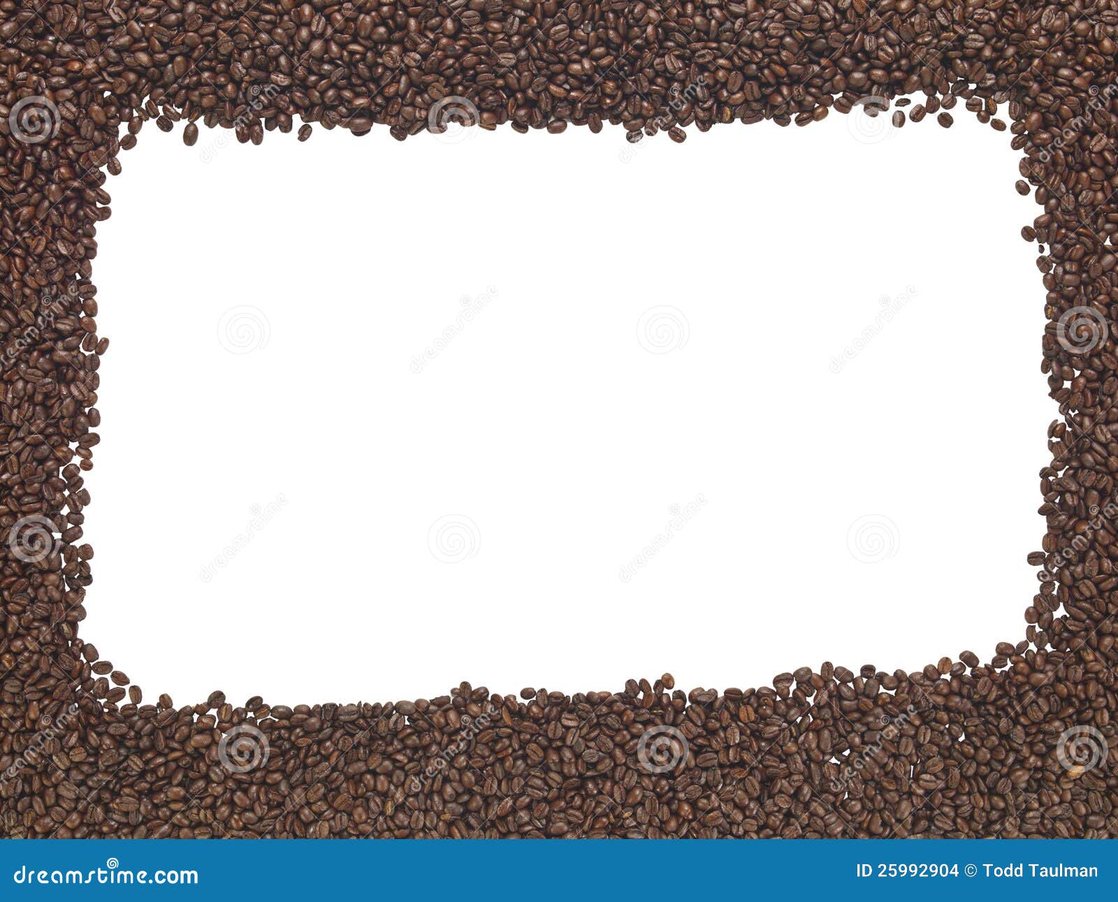 Whole Coffee Beans Frame stock photo. Image of drink - 25992904