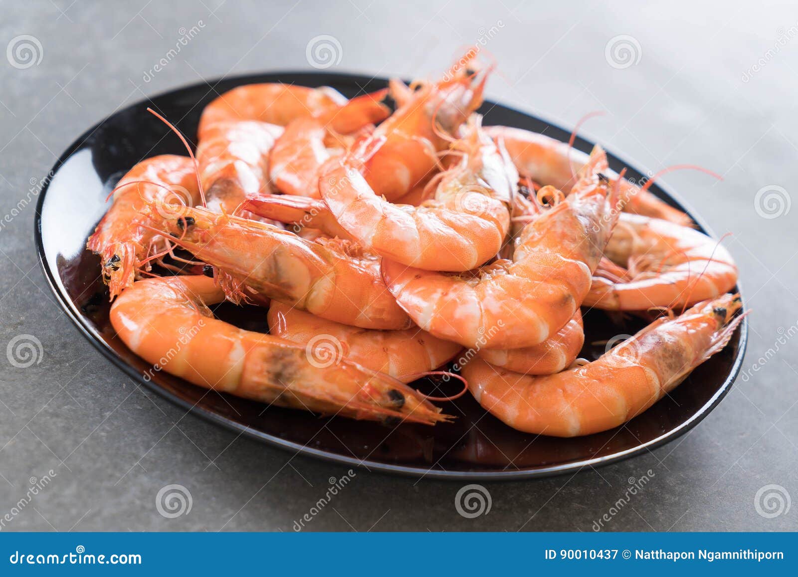 Whole Cooked Tiger Prawn stock image. Image of gourmet - 90010437