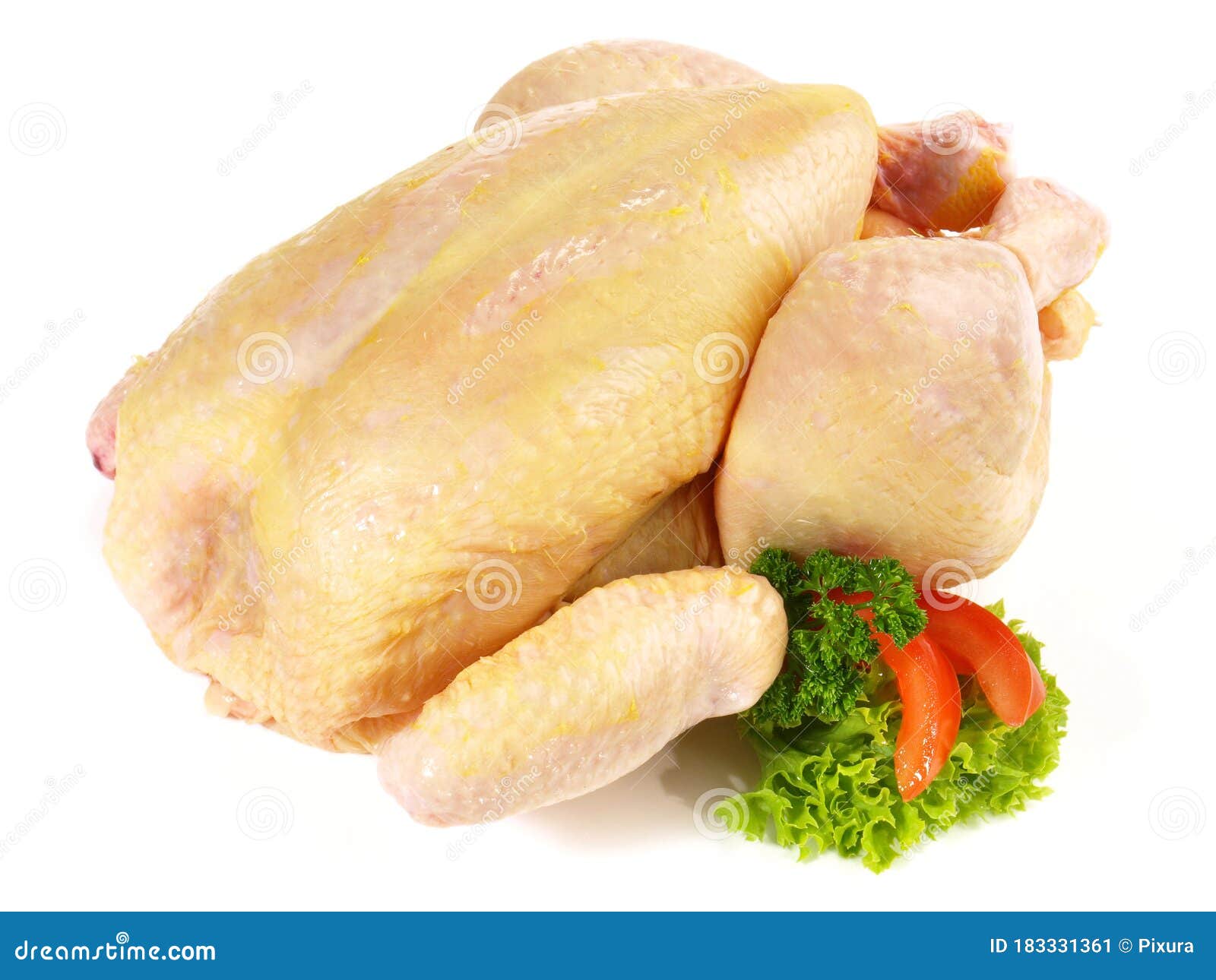 Fine Meat - Whole Corn Fed Poularde - Chicken Stock Image - Image of ...