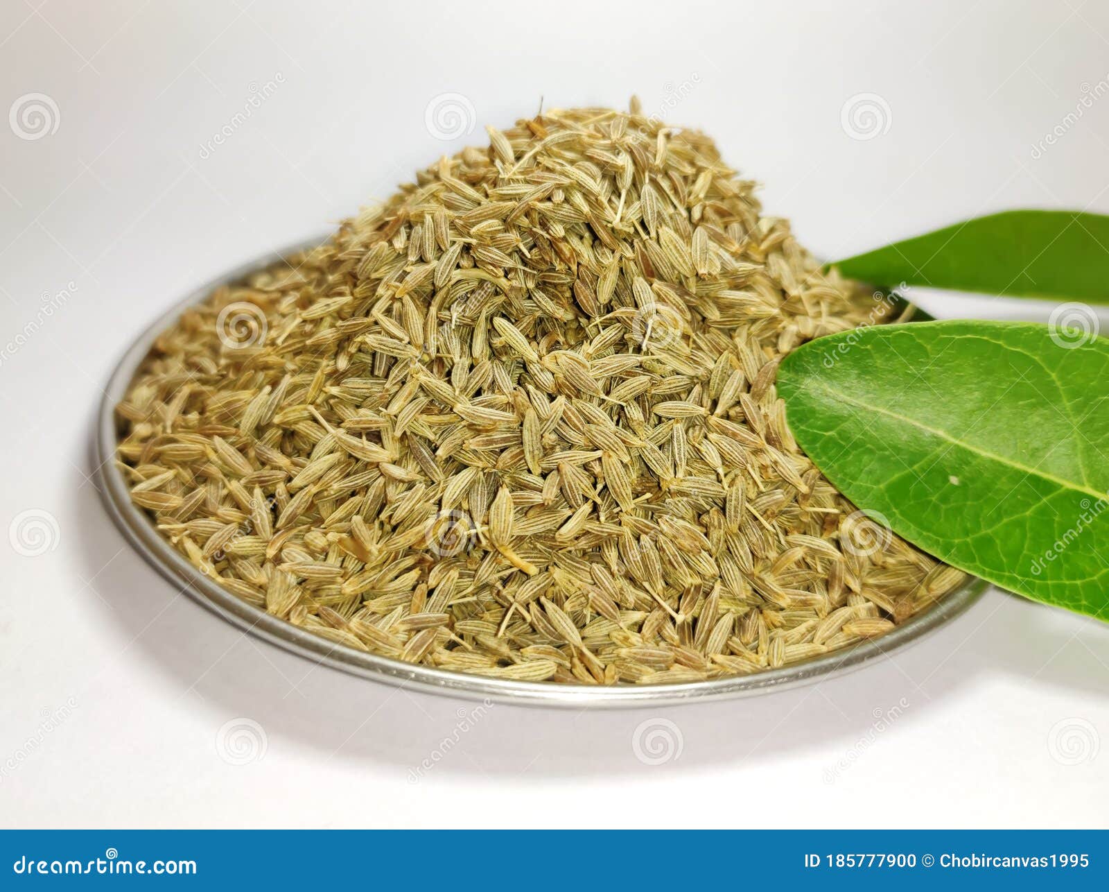 Whole Cumin Seeds Isolate White Background. Stock Photo - Image of ...