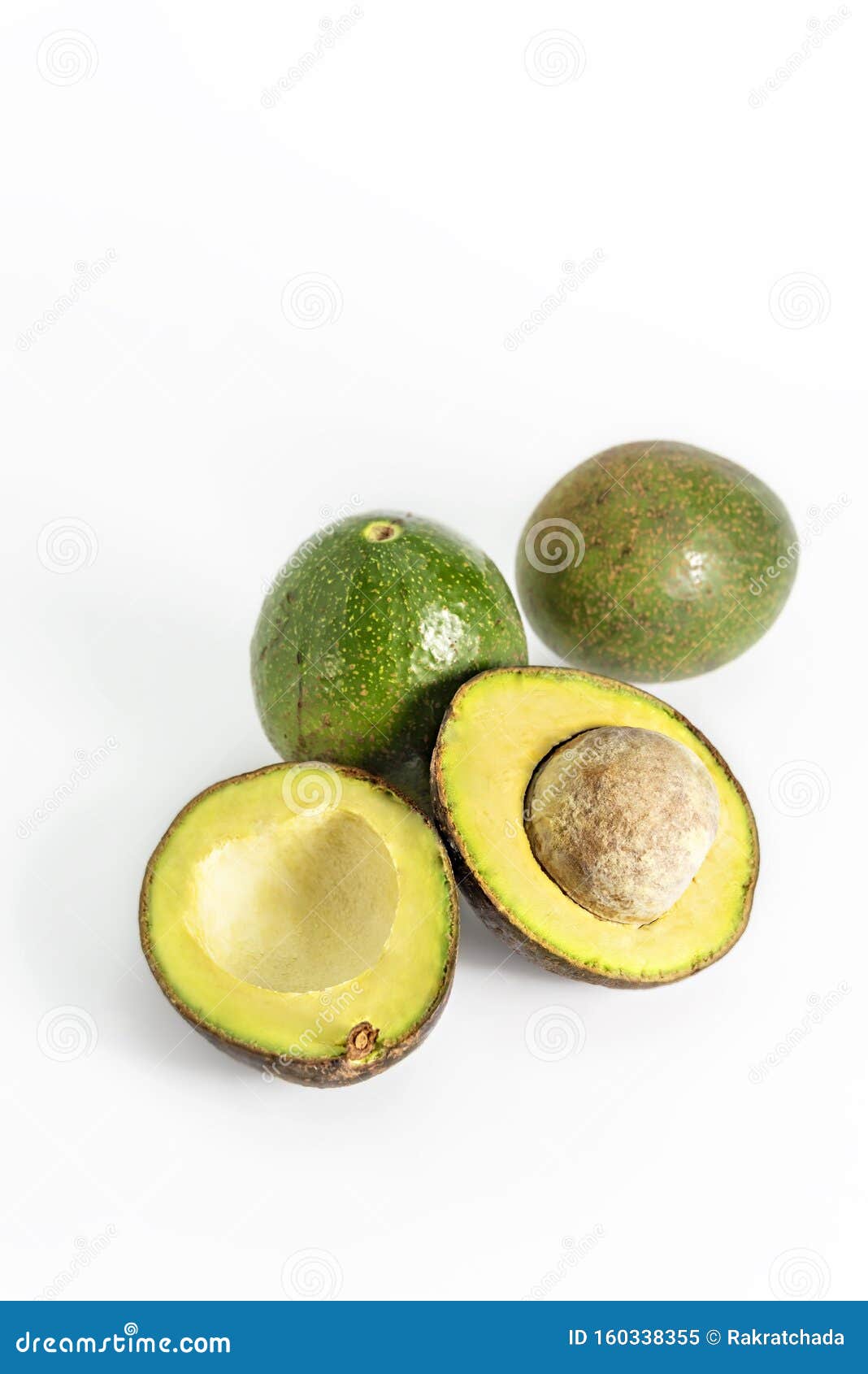 Avocado fruit on white stock image. Image of avocado - 160338355