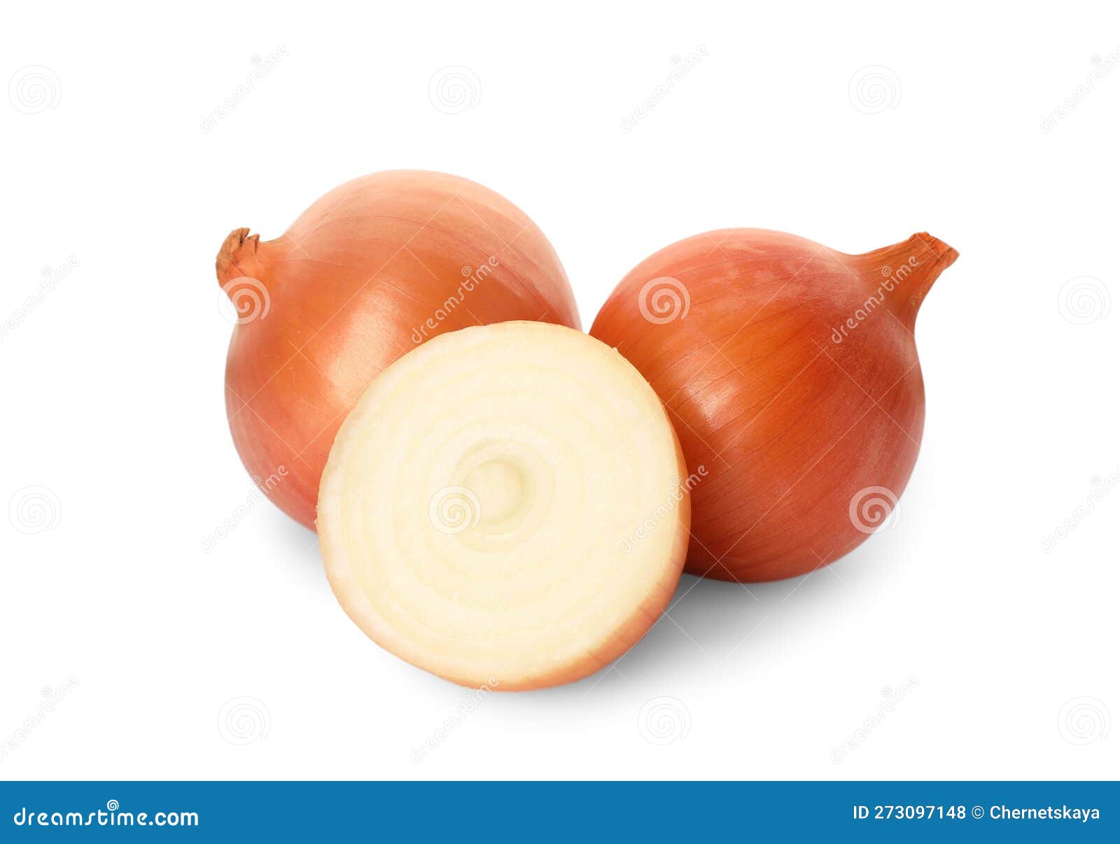 Whole and Cut Onions on White Background Stock Photo - Image of gourmet ...