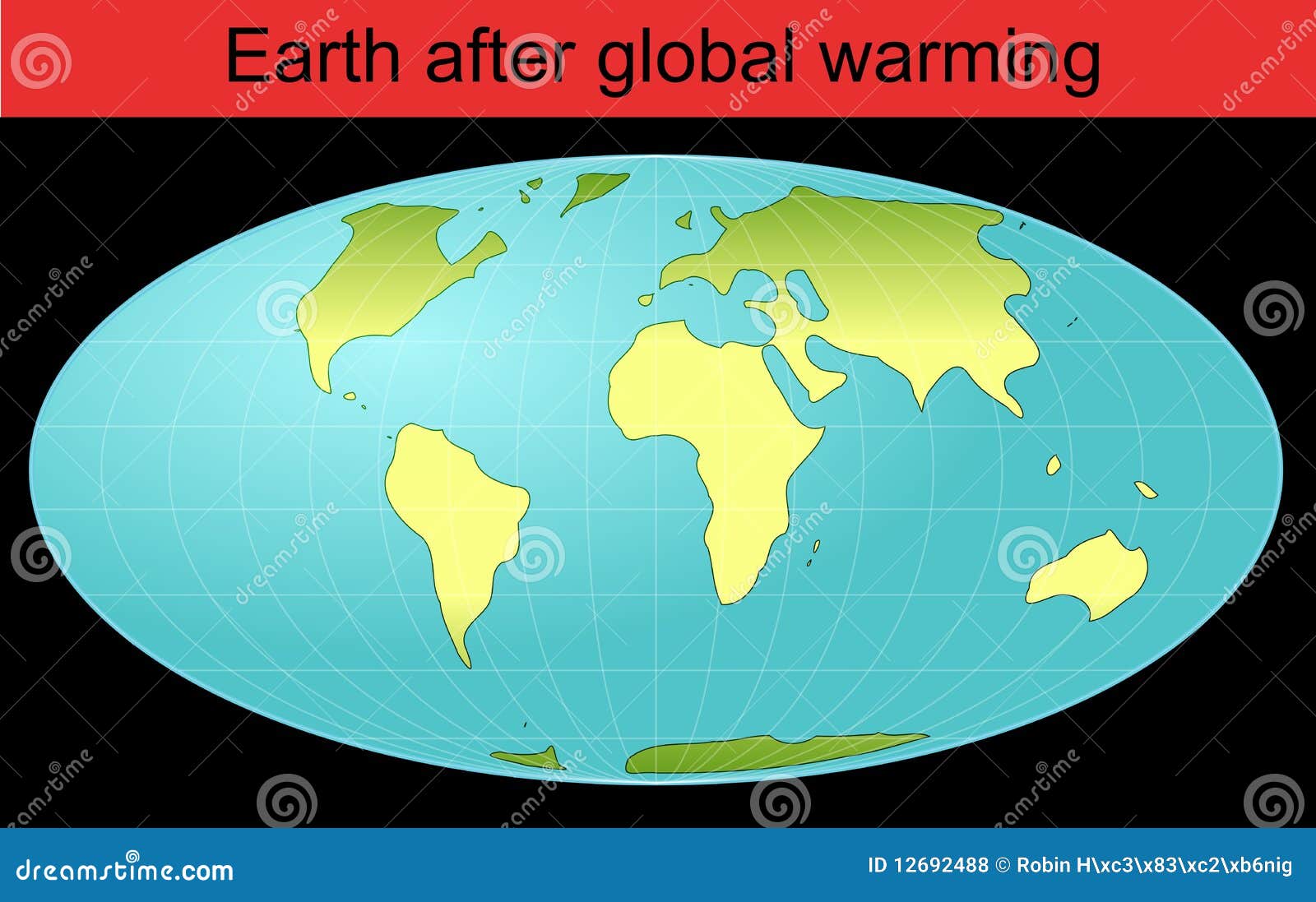 Whole Earth Globe After Global Warming Royalty Free Stock Photos ...