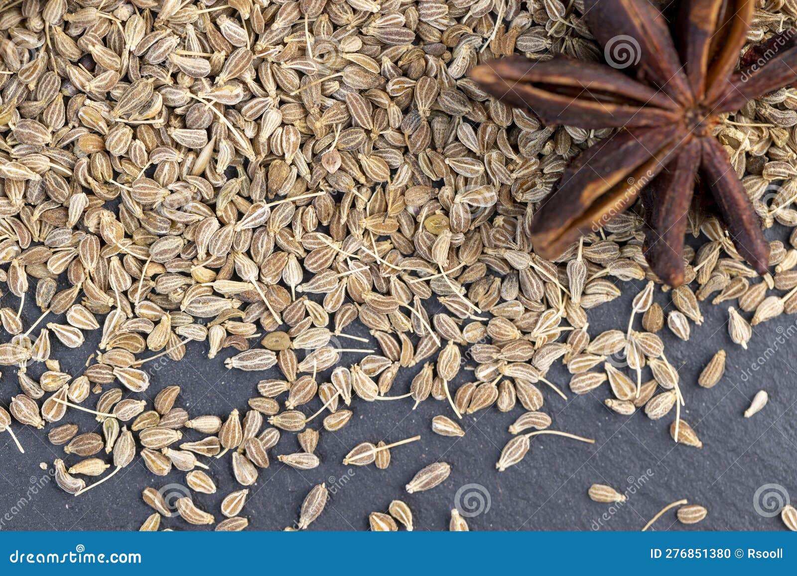 Whole Fragrant Star-shaped Anise Spices Stock Photo - Image of smell ...