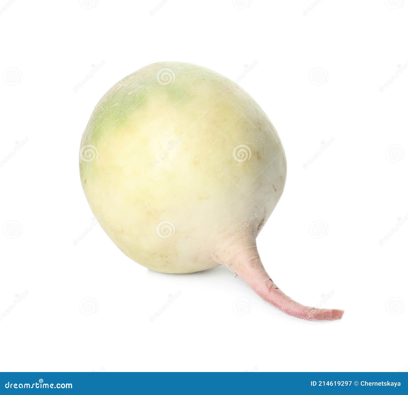 Whole Fresh Ripe Turnip on White Background Stock Image - Image of ...