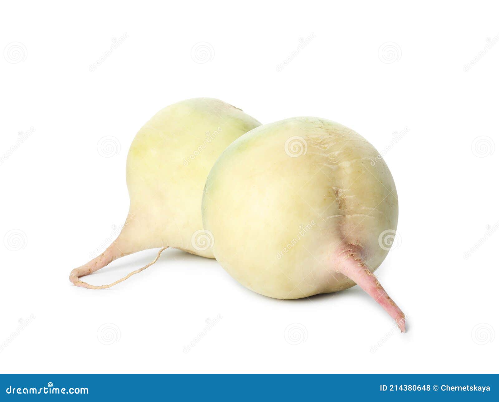 Whole Fresh Ripe Turnips on White Background Stock Photo - Image of ...