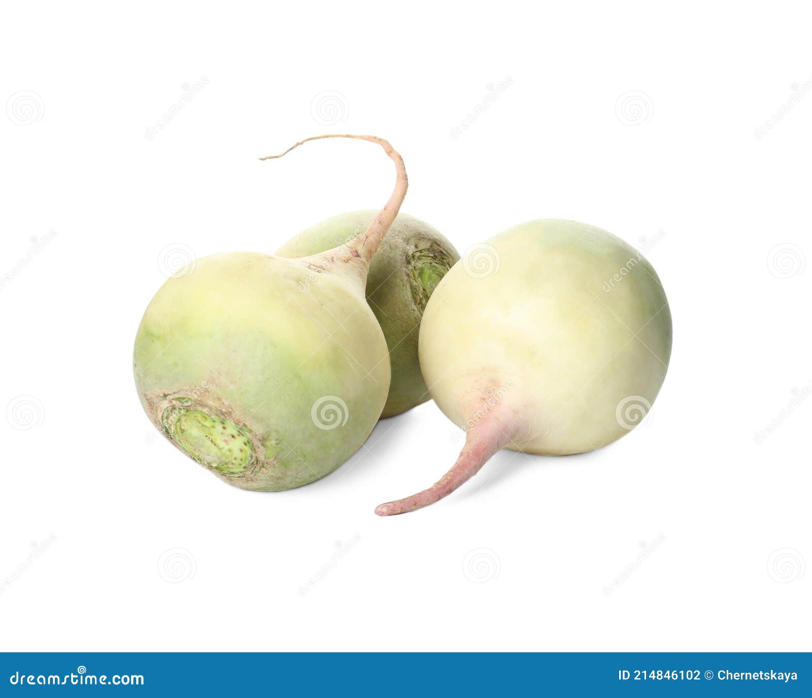Whole Fresh Ripe Turnips on White Background Stock Photo - Image of ...