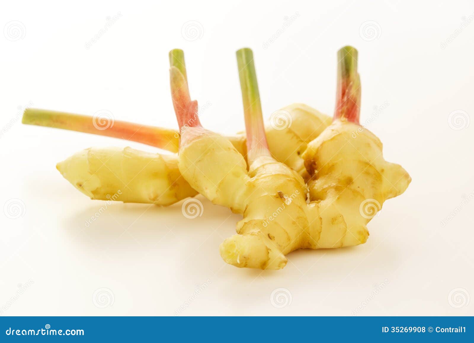 Whole ginger stock photo. Image of shape, closeup, tasting - 35269908