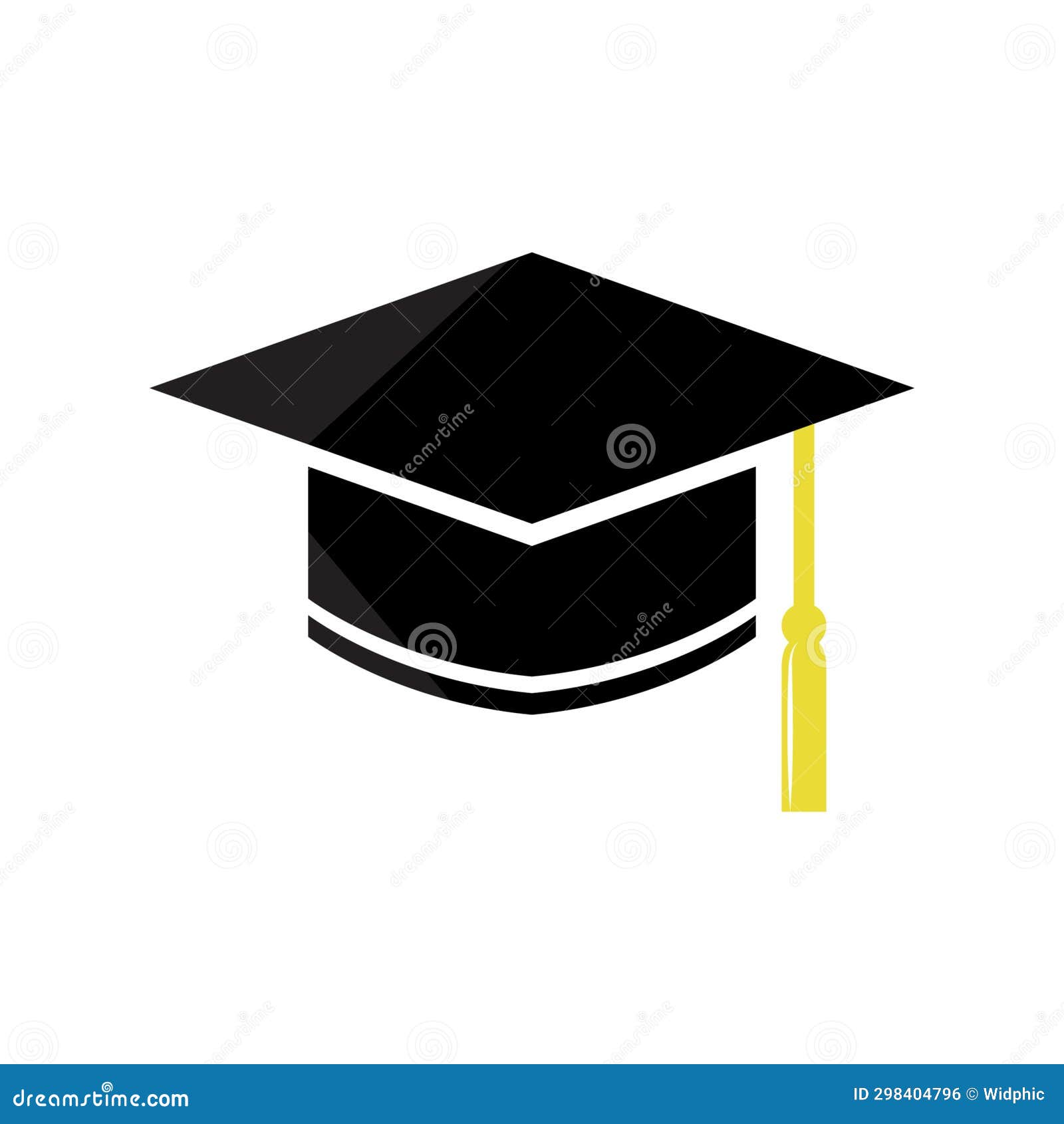 Graduation Cap stock vector. Illustration of college - 298404796