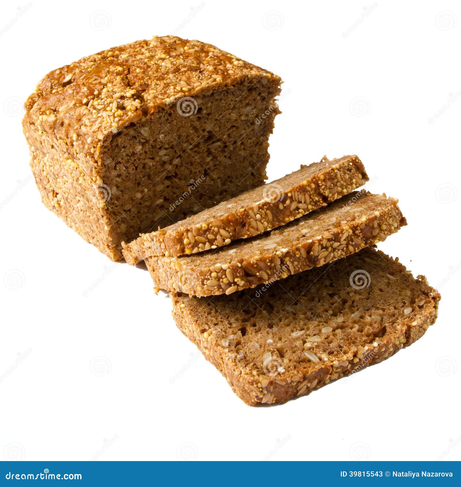 Whole grain bread stock image. Image of gourmet, angle - 39815543