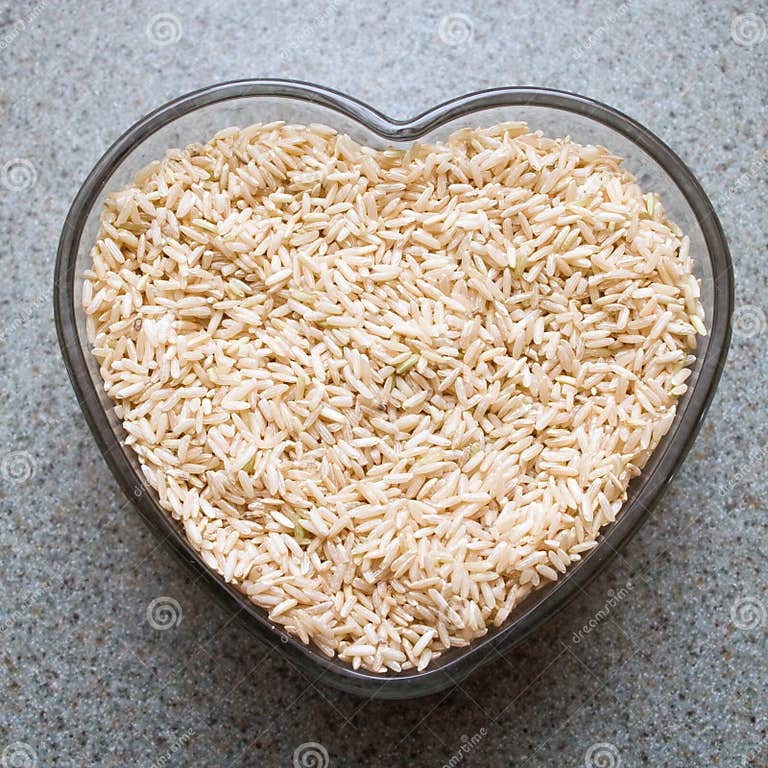 Whole Grain Brown Rice stock photo. Image of metaphors - 7839434