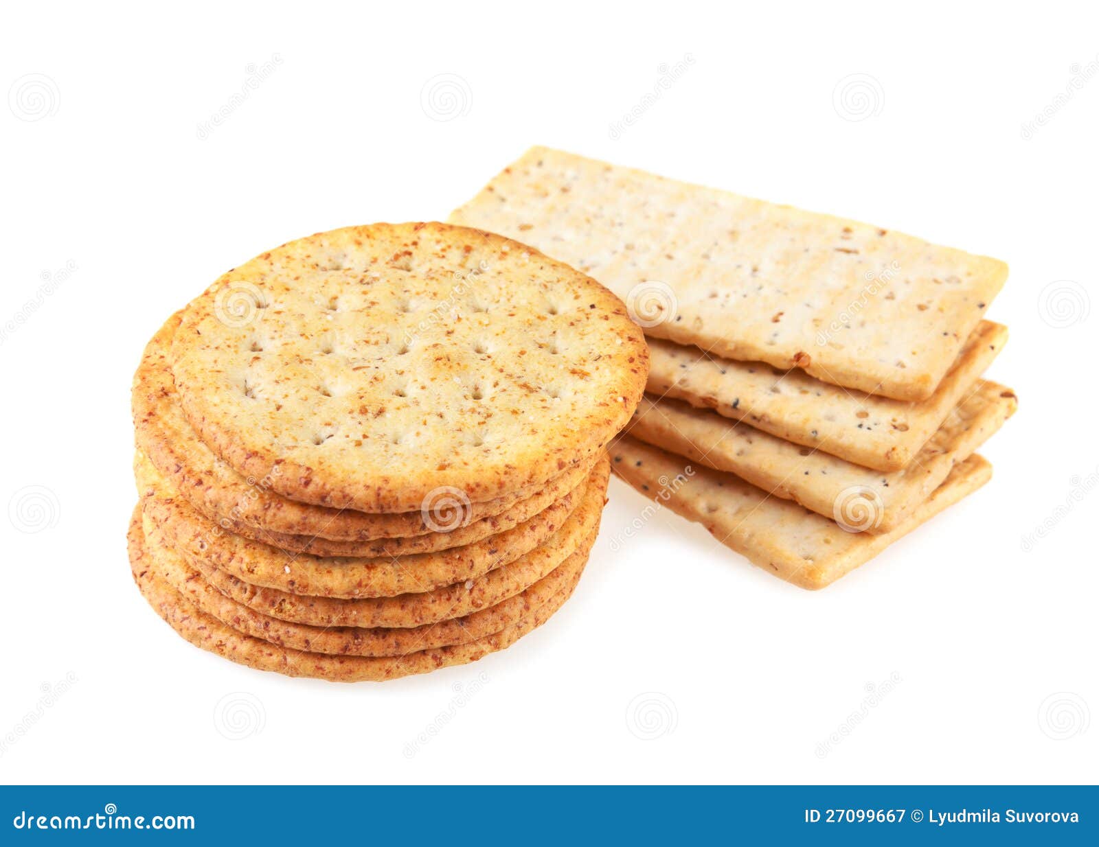 Whole grain crackers stock image. Image of fresh, macro - 27099667