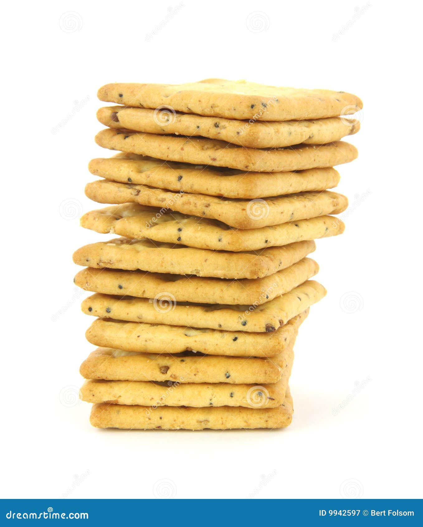 Whole grain crackers stack stock image. Image of surface - 9942597