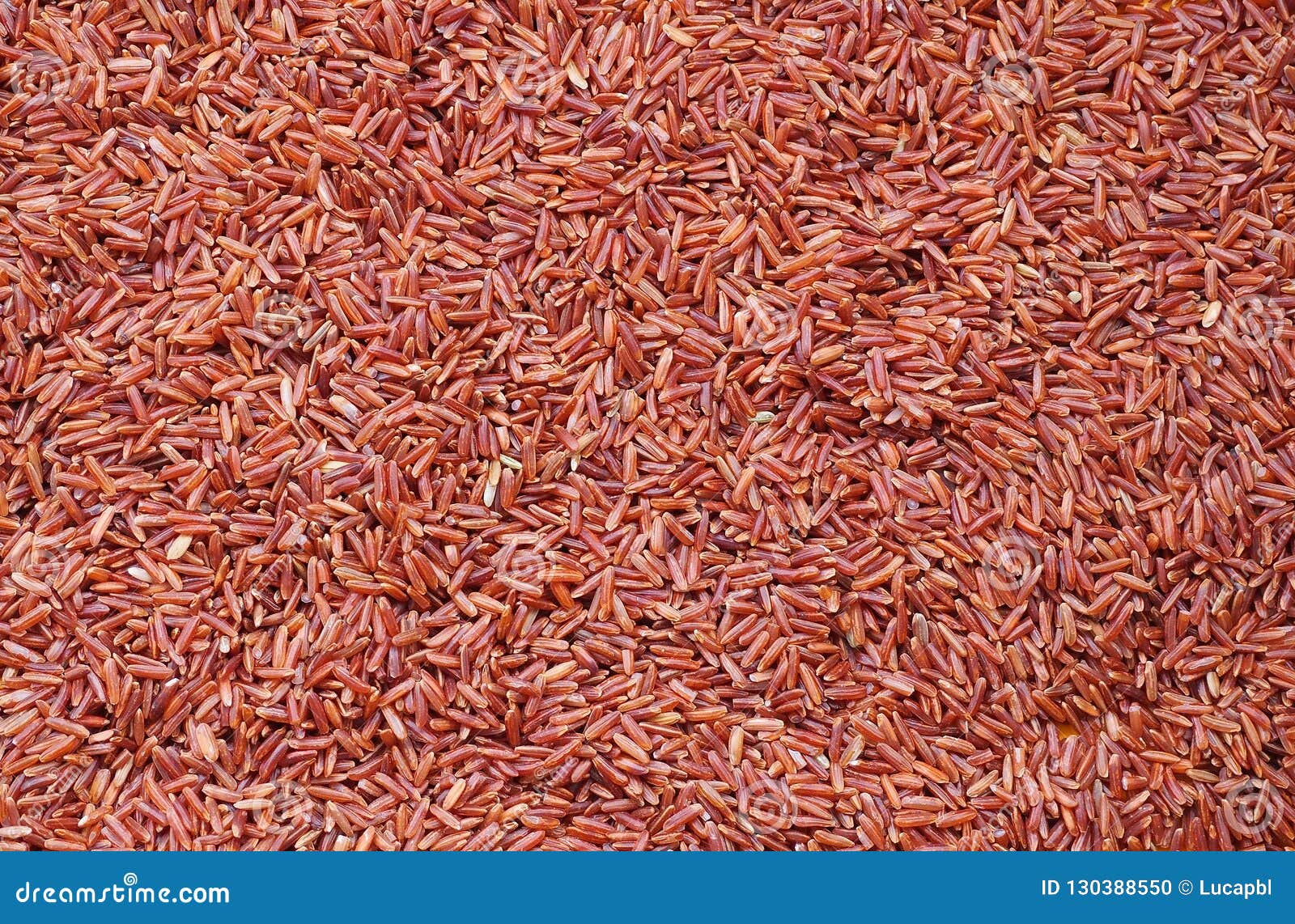 Whole Grain Red Rice. Food Background. Stock Photo - Image of rice ...