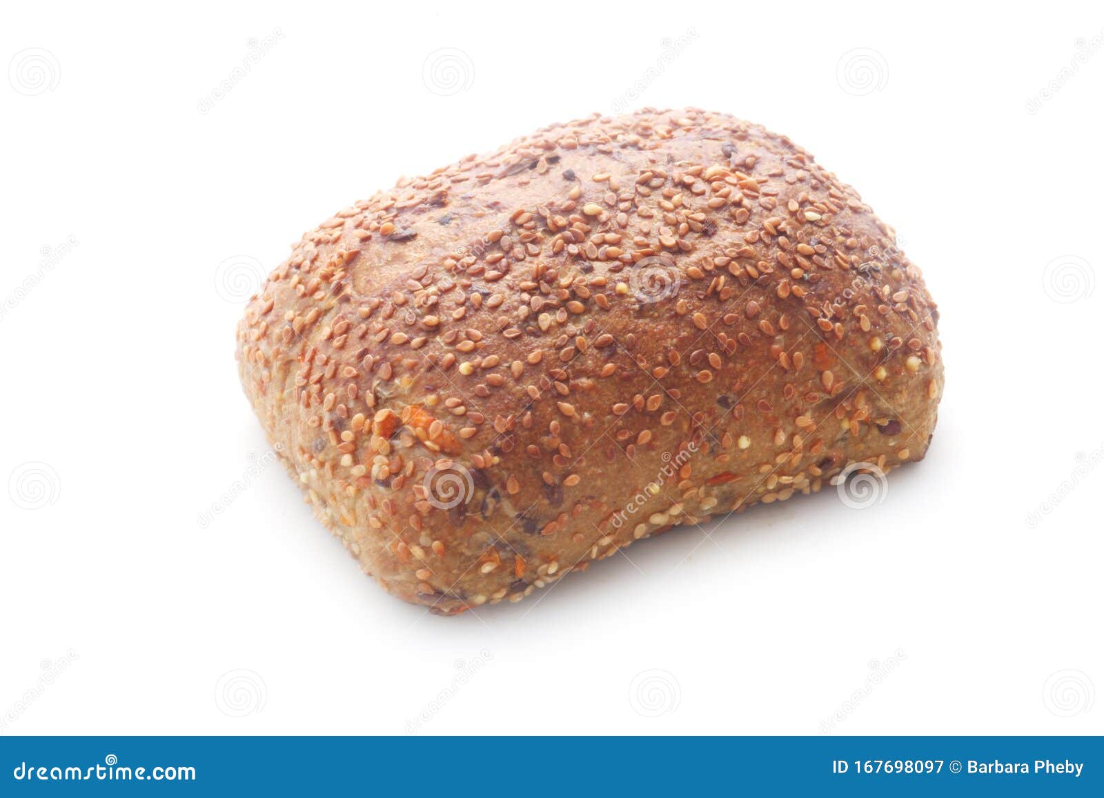 Whole Grain Roll stock image. Image of healthy, nutrition - 167698097