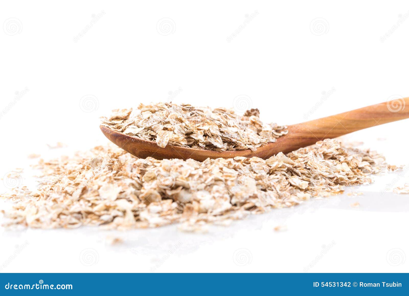 Whole grain, rolled oats stock photo. Image of oatmeal - 54531342