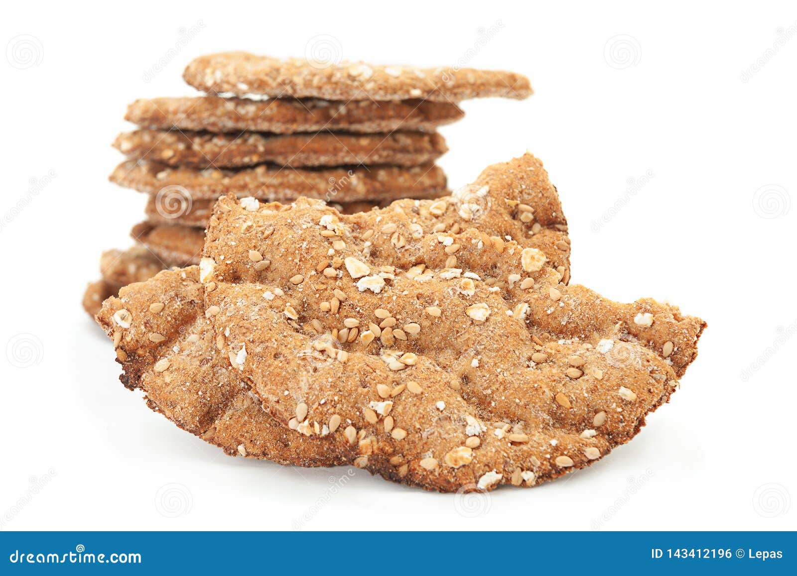 Whole grain rye crispbread stock photo. Image of grain - 143412196