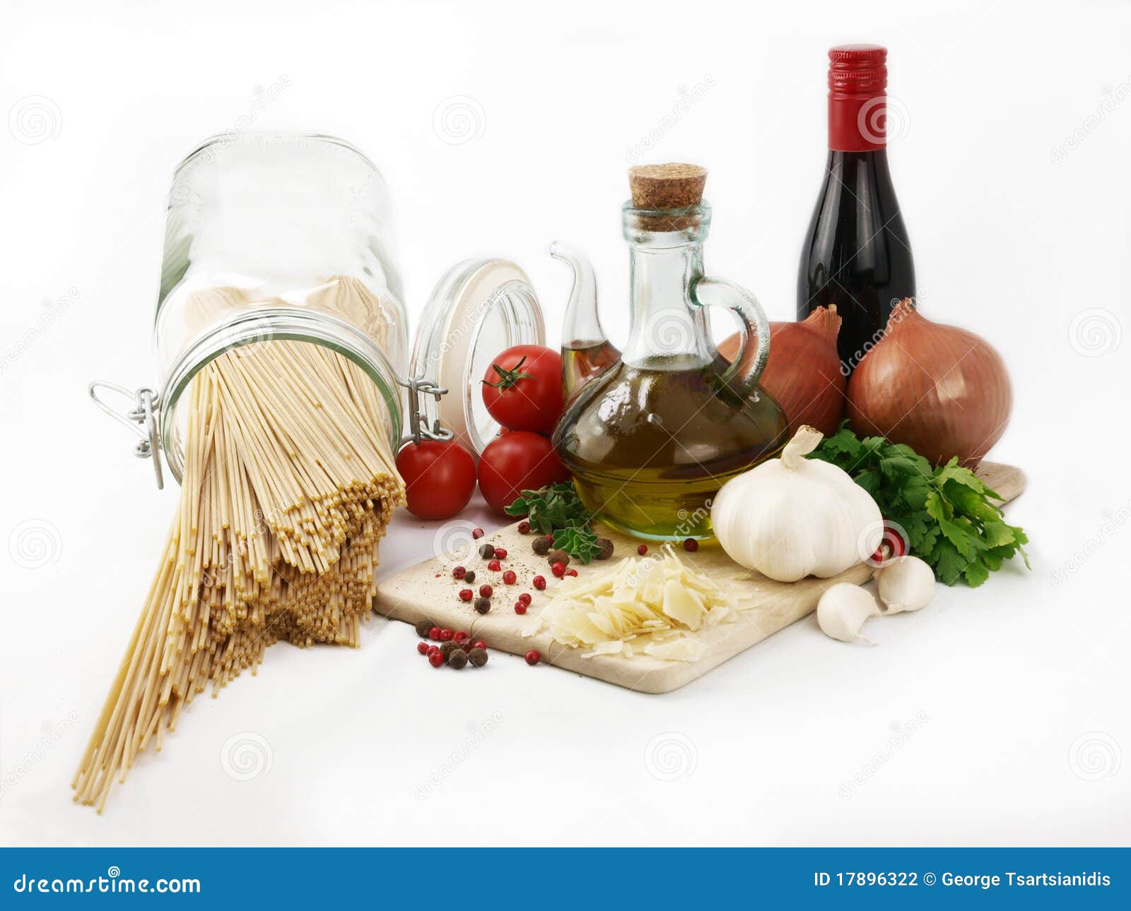 Whole Grain Short Spaghetti Pasta Stock Photo - Image of cheese ...