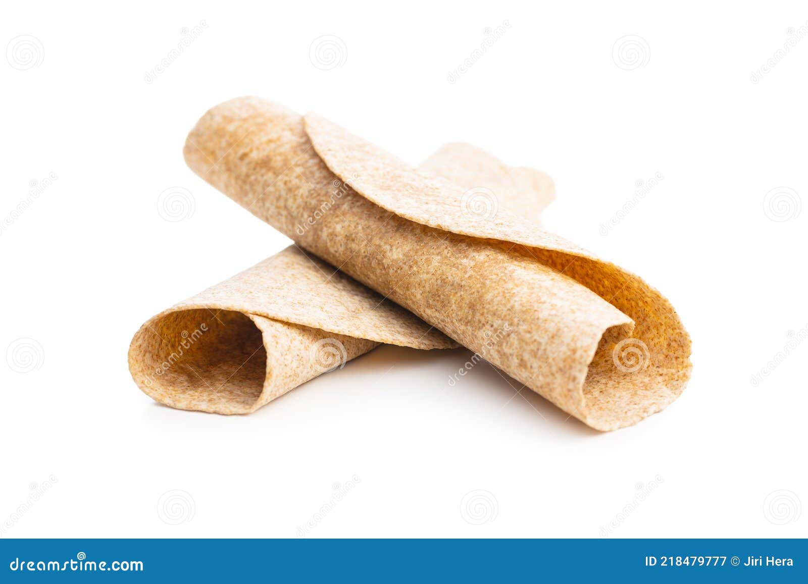 Whole grain tortilla wraps stock image. Image of isolated - 218479777