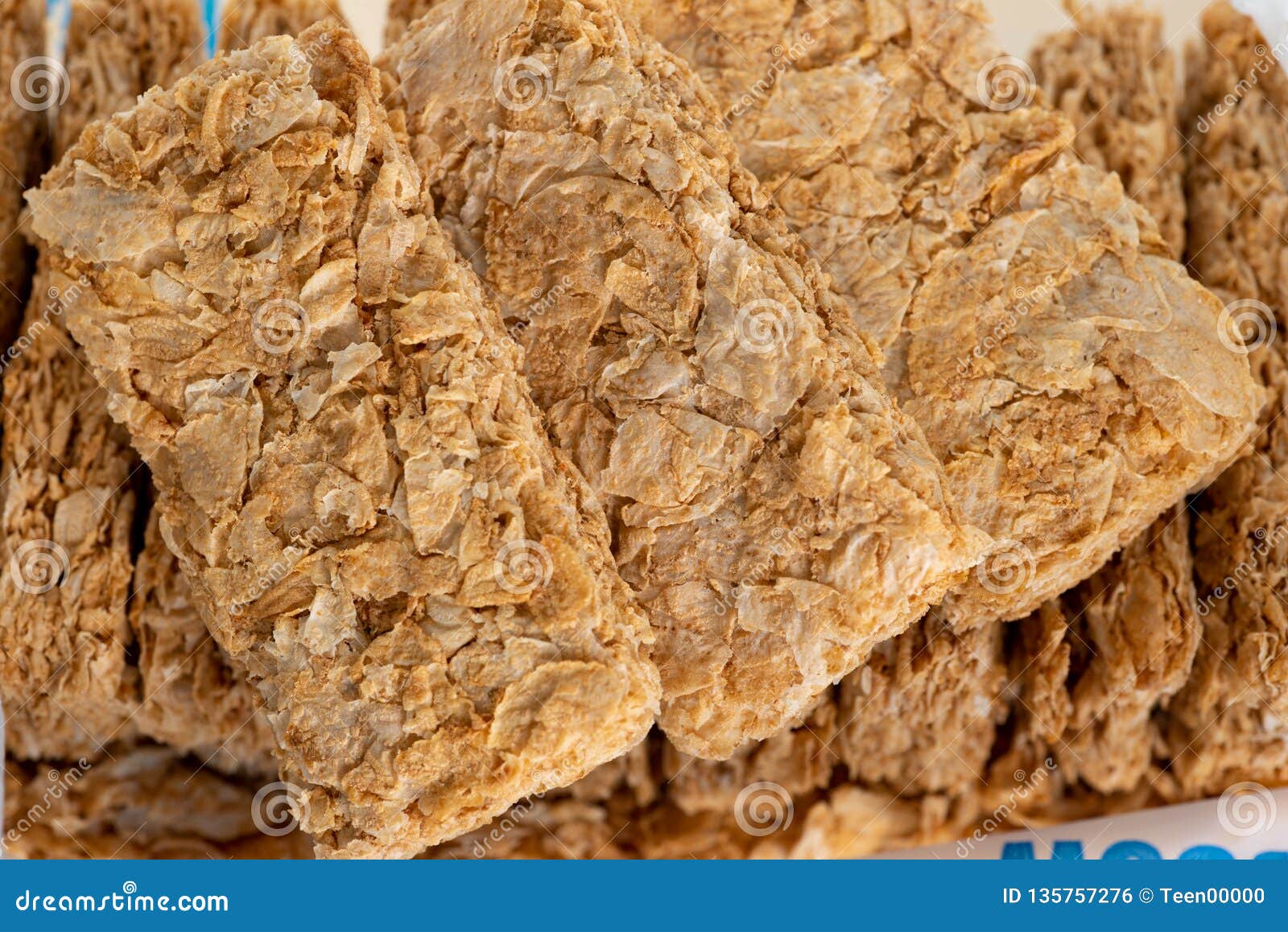 Whole Grain Wheat Biscuits Breakfast Cereal Stock Photo - Image of ...