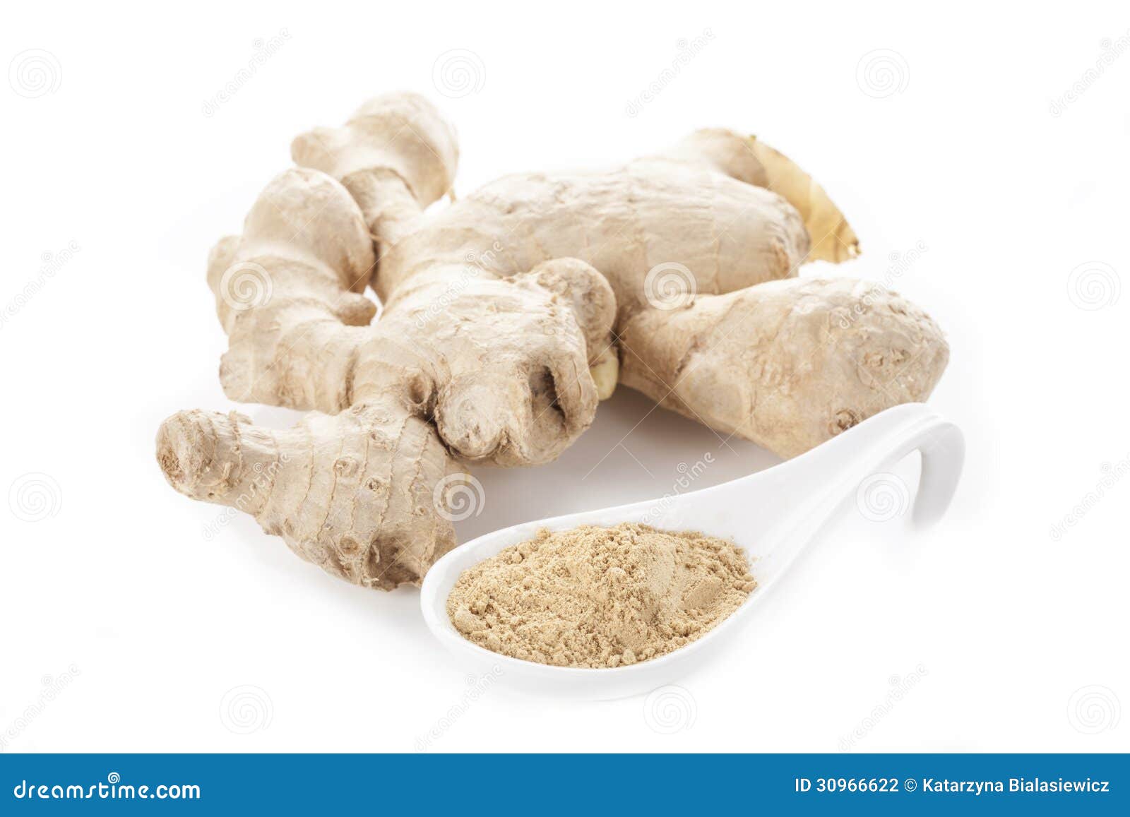 Whole and ground ginger stock photo. Image of spicy, warming - 30966622