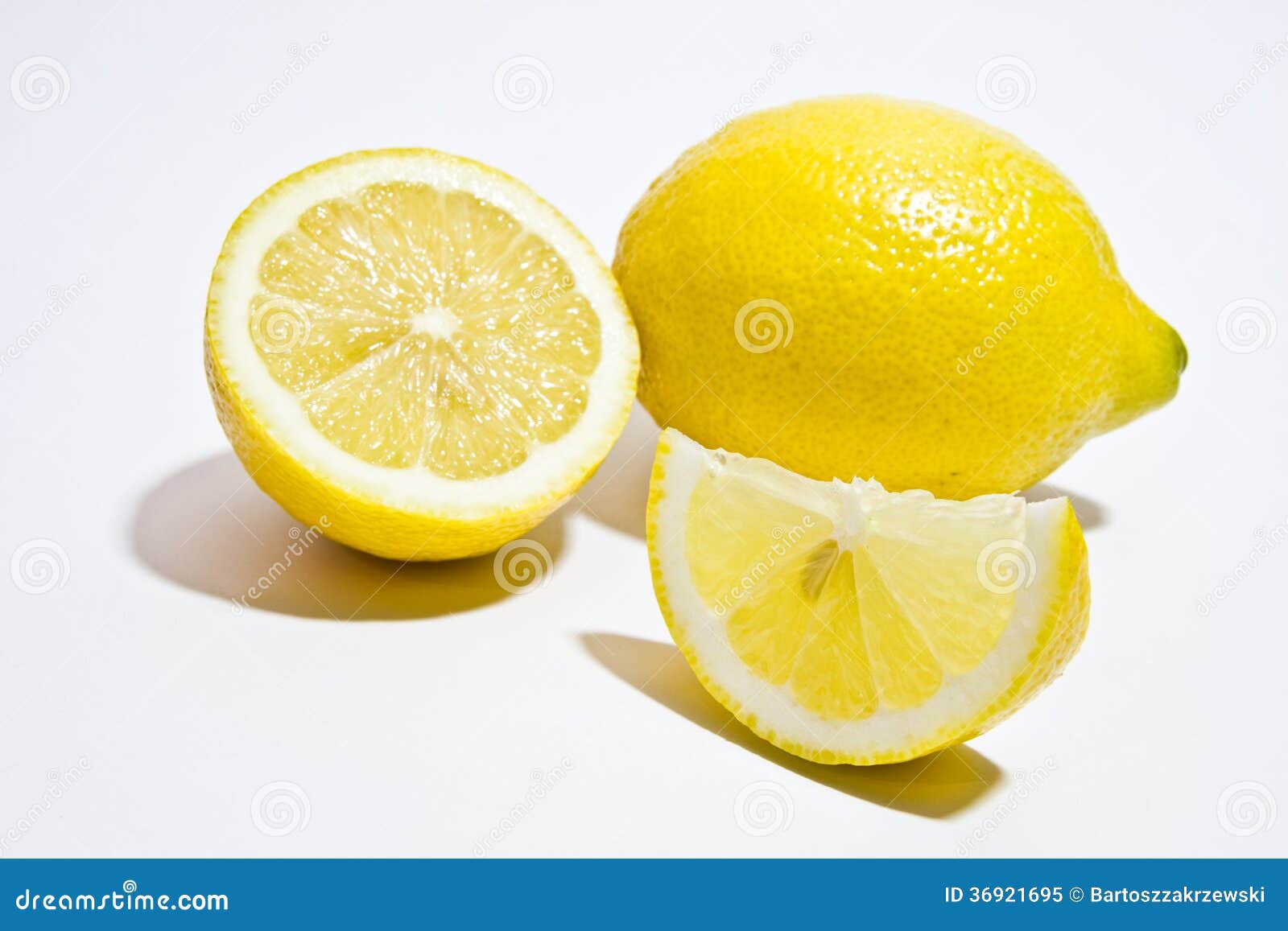 Whole and half lemon stock image. Image of ripe, cooking - 36921695