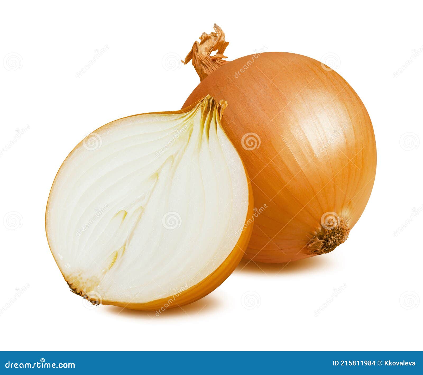Half Of Onion And Chopped Onion On Chopping Block Stock Image ...