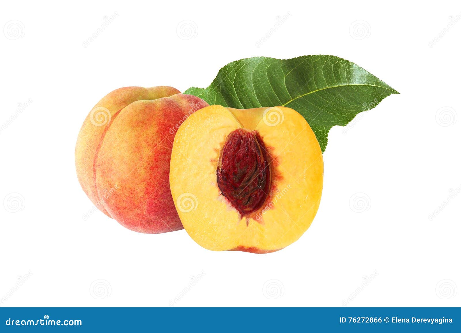 Half A Peach Royalty-Free Stock Photography | CartoonDealer.com #26001329
