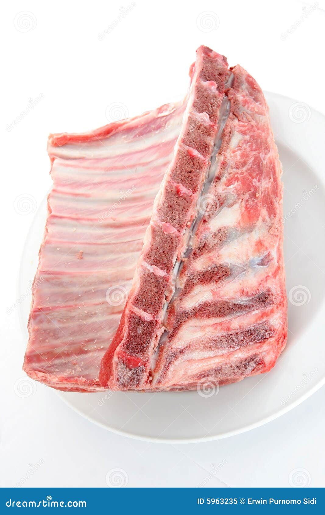 Whole lamb rack stock image. Image of lamb, steak, chop - 5963235