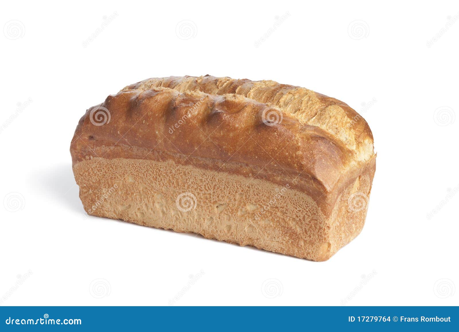 Whole Loaf Cake Wrapped In A Red And Gold Ribbon. Royalty-Free Stock ...