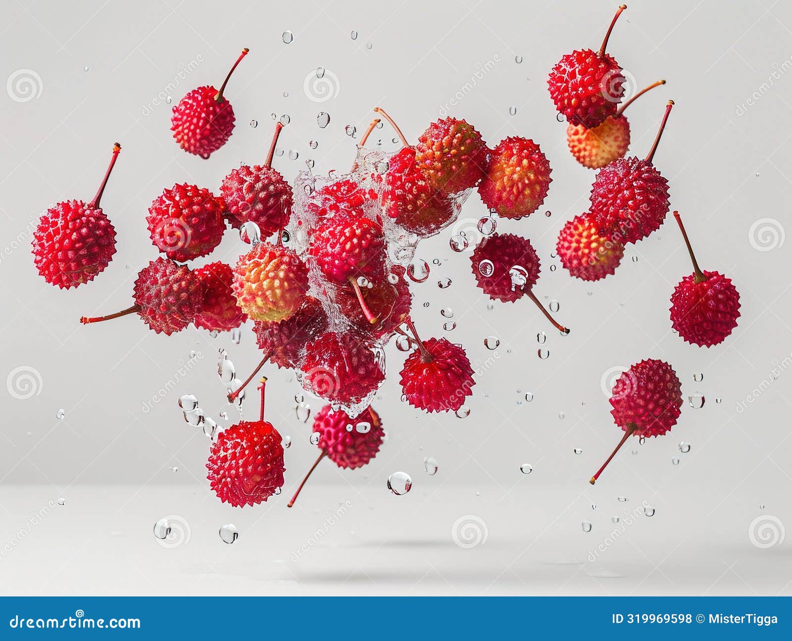 Photography of LYCHEE Falling from the Sky, Hyperpop Colour Scheme ...