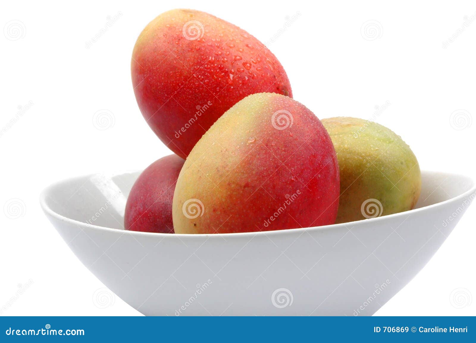 Whole Mangoes Packed Closely Together In A Bright, Colorful Fruit ...