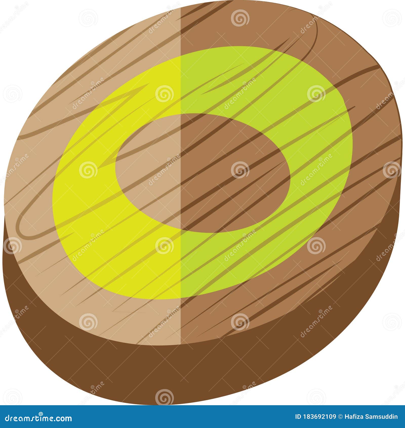 Whole note stock vector. Illustration of piano, shape - 183692109