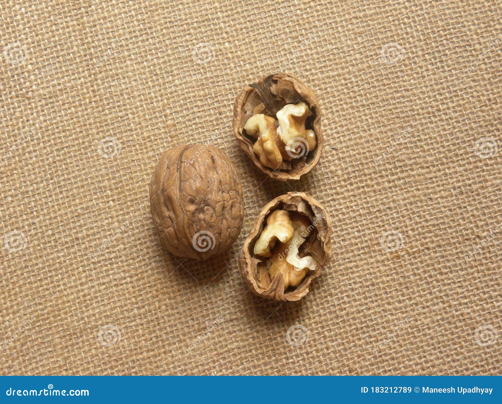 Whole and open Walnuts stock image. Image of fresh, macro - 183212789