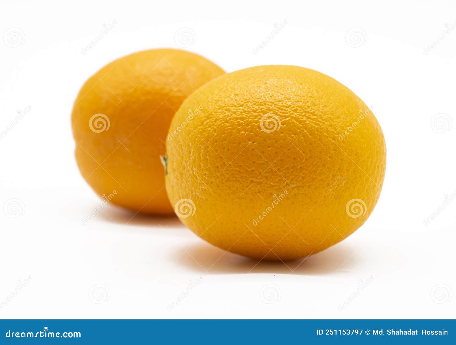 Whole Orange Fruit Isolated on White Background Stock Image - Image of ...