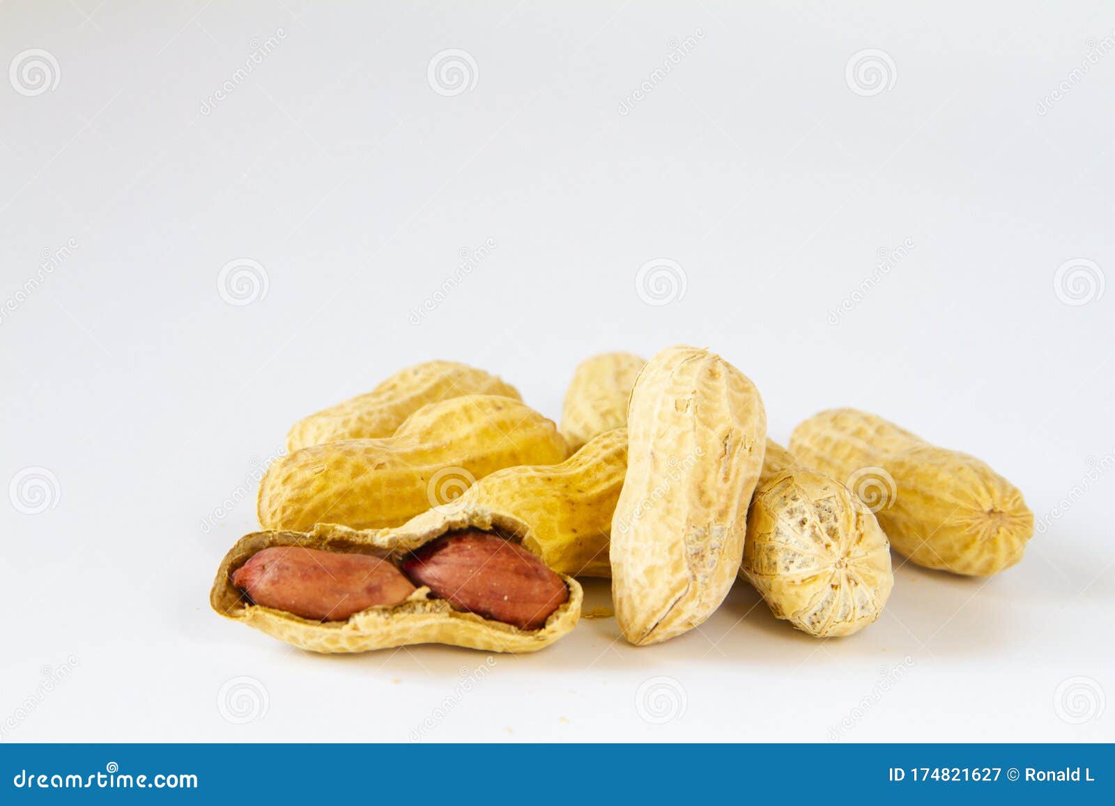 Whole Peanut with Shell Close Up Stock Image - Image of fire, bush ...