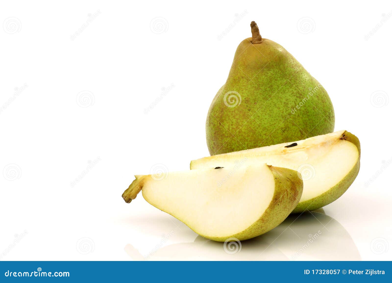A Whole Pear and Some Pieces Stock Image - Image of eating, vitamins ...